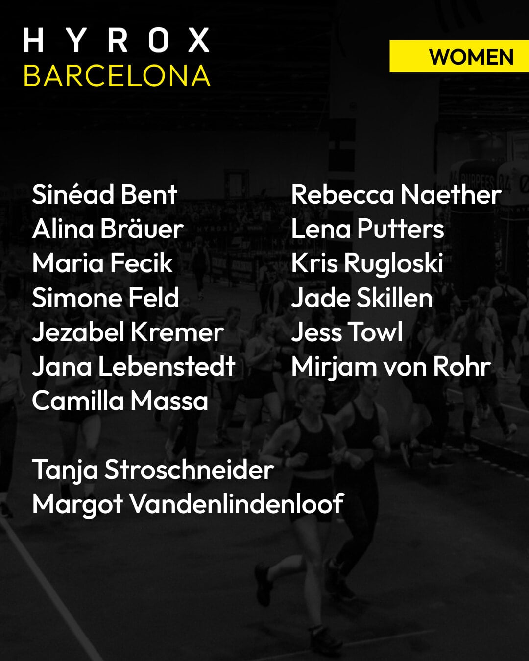 2025 HYROX Barcelona (LCQ) (Elite 15 LCQ): Info, Results, Map & More